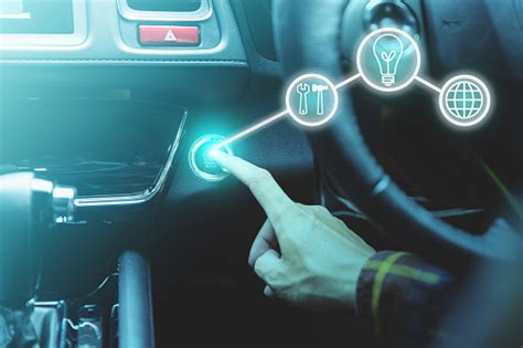 비즈니스 아이콘 시작 개념에 대 한 자동차 시작 중지 엔진 버튼을 누르면 손가락 시작에 대한 스톡 사진 및 기타 이미지 시작 정지 표지판 엔진 Istock