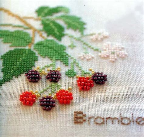 Cross Stitch With Beads Patterns Cross Stitch Patterns