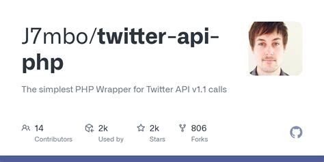 Github J7mbotwitter Api Php The Simplest Php Wrapper For Twitter Api V11 Calls