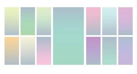 Modern Screen Vector Pastel Gradient Background Vibrant Smooth Soft