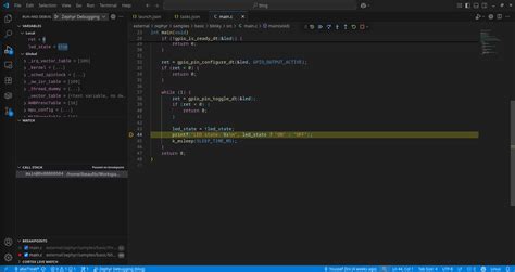 Easy Debugging Zephyr With Vscode