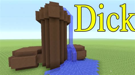 How To Build A DICK In Minecraft YouTube