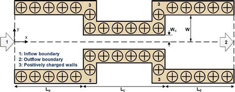 Figure 1 From Charge Dependent Slip Flow Of Ionic Liquids Through The Non Uniform Microfluidic