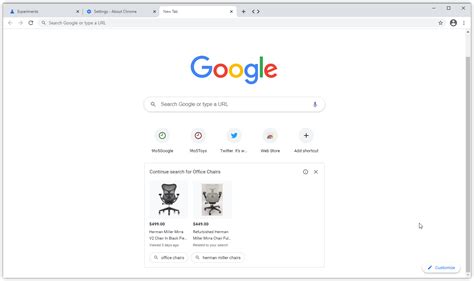 Google Chromes New Tab May Start Showing Product Recommendations