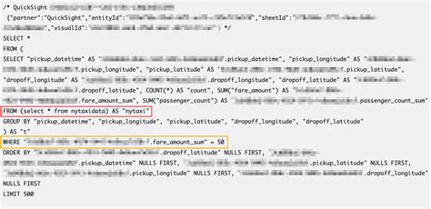 Optimize Queries Using Dataset Parameters In Amazon Quicksight Aws