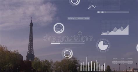 Animation Of Loading Bars Circles Graphs And Radar Over Aerial View