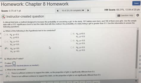 Solved Homework Chapter 8 Homework Save Hw Score 6921