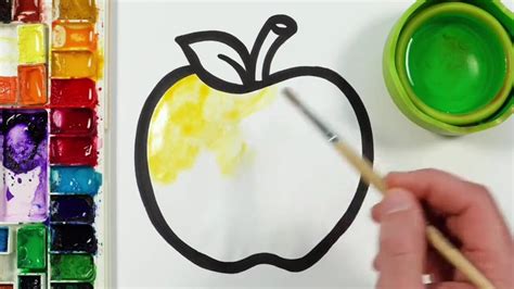 儿童简笔画如何画一个好看的苹果并配色 高清1080p在线观看平台 腾讯视频