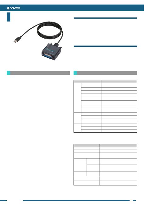 GPIB FL2 USB Datasheet 1 2 Pages CONTEC High Speed IEEE 488 2 I F Micro Converter For USB2 0