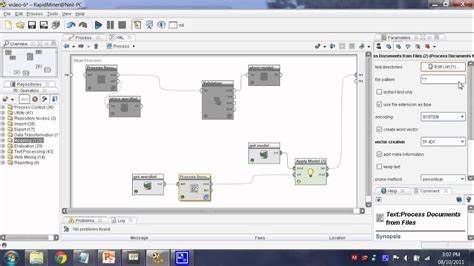 RapidMiner Text Mining Applying Model To New Documents YouTube