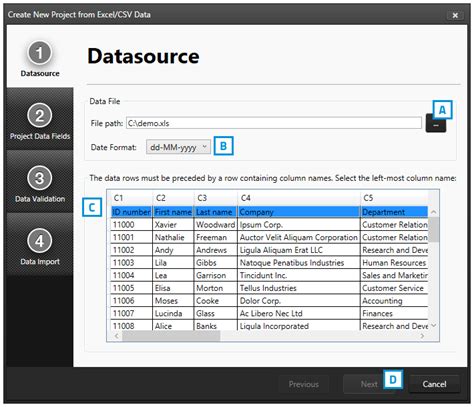 A Import Excel Or Csv Data Badgemaker