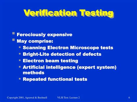 Ppt Lecture 2 Vlsi Testing Process And Equipment Powerpoint