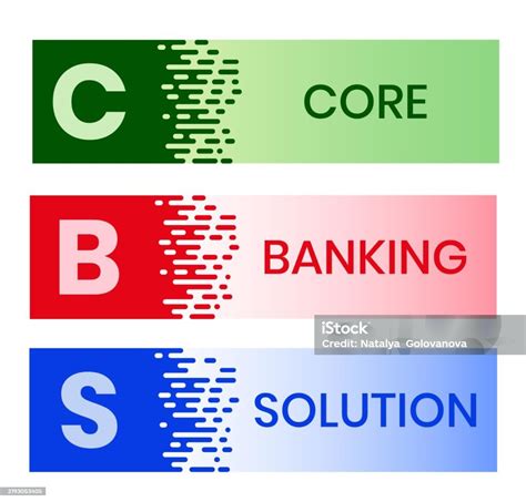 Cbs Core Banking Solution Acronym Stock Illustration Download Image Now Abbreviation