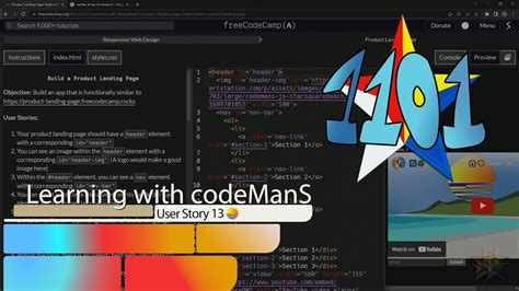 Learn Html And Css Product Landing Page Certification User Story 13