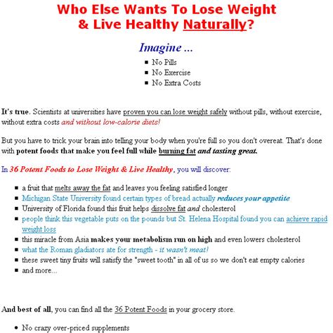 New Plr 36 Potent Foods To Help You Lose Weight And Live Healthy Plr Ebook Download