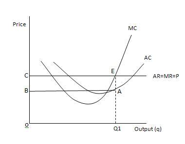 Economics Short Run Profit Maximisation In Perfect Competition
