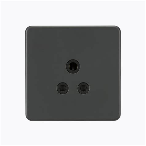 Screwless 5a Unswitched Socket Anthracite Evolution Electronics And Electrical Ltd