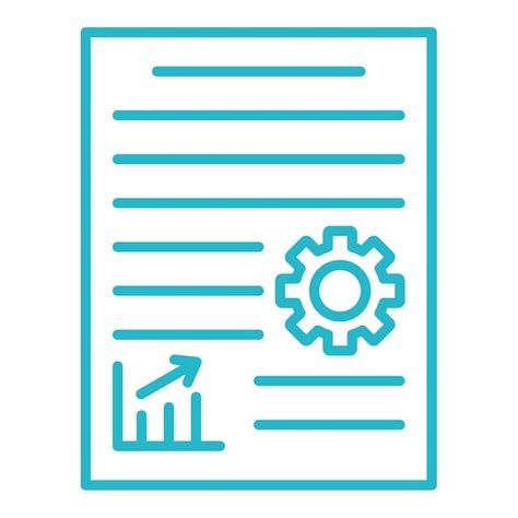 프로젝트 관리 아이콘 프리미엄 벡터