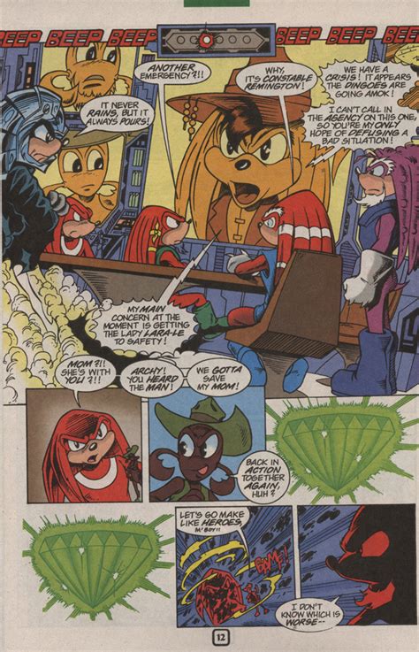 Read Online Knuckles The Echidna Comic Issue