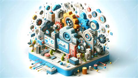 Premium Photo 3d Flat Icon As Tech Ecosystem Creating A Thriving Tech Ecosystem Within The