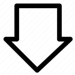 Arrow Down Download Interface Ui Icon Download On Iconfinder