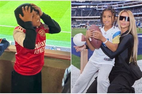 Kim Kardashian Captures Saint S Hilarious Reaction At Soccer Match