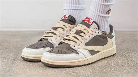 Your Best Look Yet At The Travis Scott X Air Jordan 1 Low Reverse