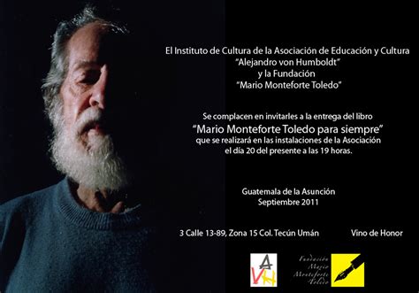 Que El Azar Te Acompañe Libro Mario Monteforte Toledo Para Siempre