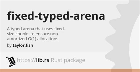 Fixed Typed Arena Rust Memory Management Library Lib Rs