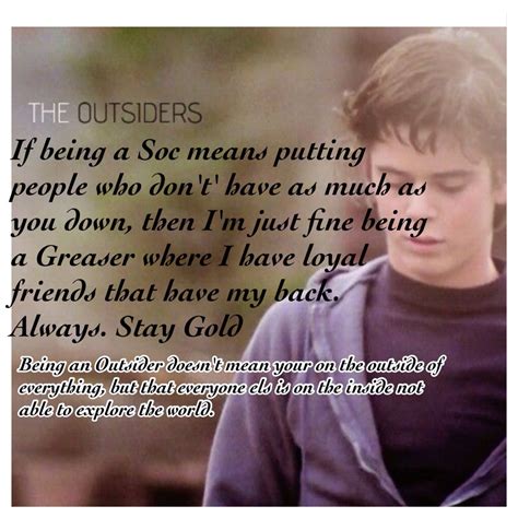 Outsiders Show Quotes
