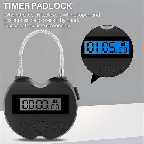 Smart Time Lock Lcd Display Time Lock Multifunction Travel Electronic Timer Waterproof Usb