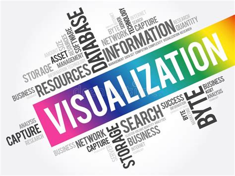 Visualization Word Cloud Stock Illustration Illustration Of System