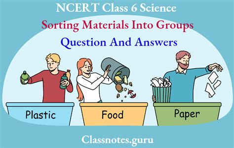 Ncert Class 6 Science Chapter 2 Sorting Materials Into Groups Question
