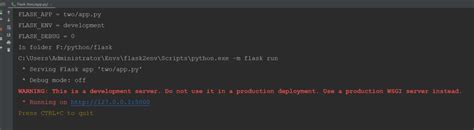 python PyCharm Flask 端口固定调试模式不生效 SegmentFault 思否