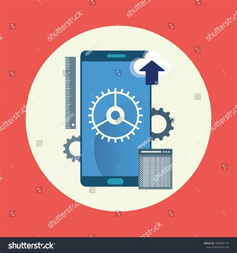 Mobile Software App Design Development เวกเตอร์สต็อก ปลอดค่าลิขสิทธิ์ 1600536772 Shutterstock