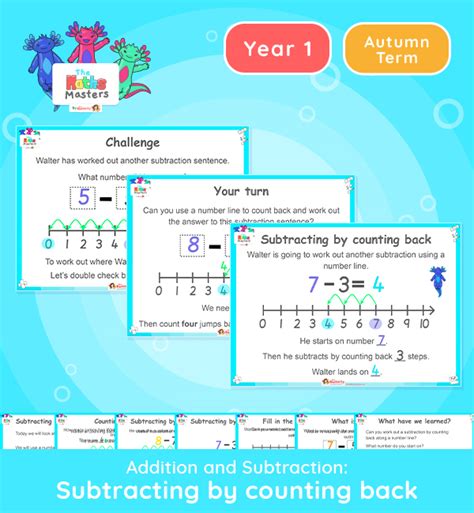 Year 1 Subtraction By Counting Back Lesson Presentation Year 1 Addition And Subtraction