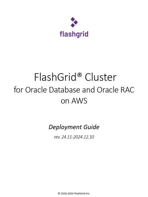 flashgrid cluster 24 11 for oracle rac on aws deployment guide pdf