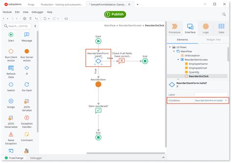 validate the fields of a form outsystems 11 documentation