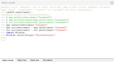 Python Console Labrps Documentation