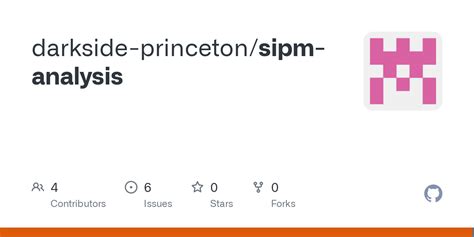 GitHub Darkside Princeton Sipm Analysis