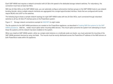Host Connection And Setup Using Nasnfs Dell Validated Design For Sap