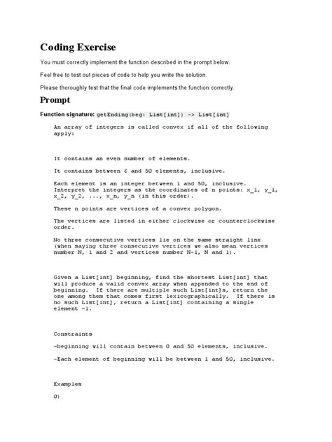 Coding Exercis 3 Pdf Polygon Vertex Geometry
