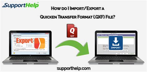 Follow These Steps To Import And Export Quicken Transfer Format Qxf File