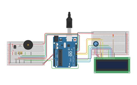 Circuit Design Sensor De Temperatura Tinkercad