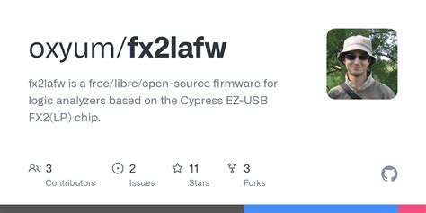 GitHub Oxyum Fx2lafw Fx2lafw Is A Free Libre Open Source Firmware For Logic Analyzers Based