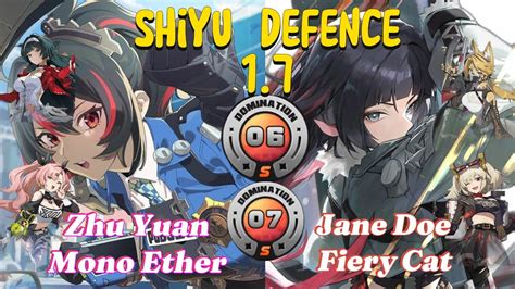 Shiyu Defence M Zhu Yuan Mono Ether M Jane Doe Disorder Zenless Zone Zero Youtube