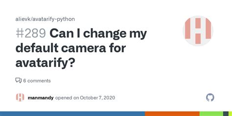 Can I Change My Default Camera For Avatarify Issue 289 Alievk
