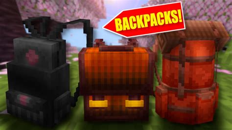 How To Get A Backpack In Mcpe 1 20 1 21 Minecraft Bedrock Edition Backpack Addon Youtube