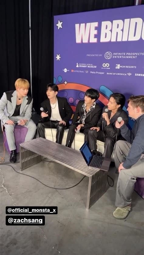 230422 Eshy Gazit Us Manager Instagram Story Update With Monsta X R