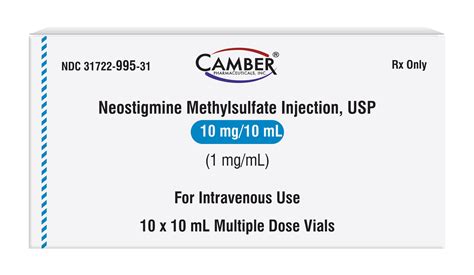 Neostigmine Methylsulfate Camber Pharmaceuticals